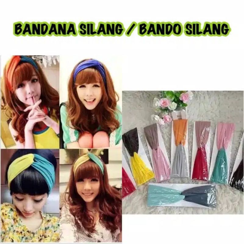 Jual bando bandana head ban silang soulmate | Shopee Indonesia