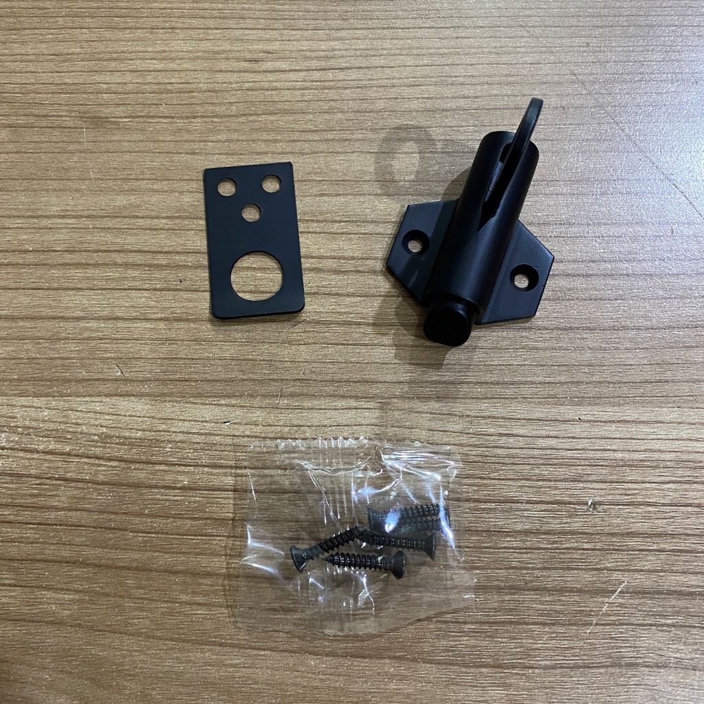 Jual SPRING KNIP DEKKSON SK 018 BR MATT BLACK Grendel Slot Kunci Kodok ...