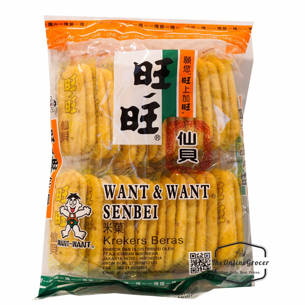 Jual Want Want Senbei Rice Crackers 92gr - Biskuit Beras Rasa Original ...