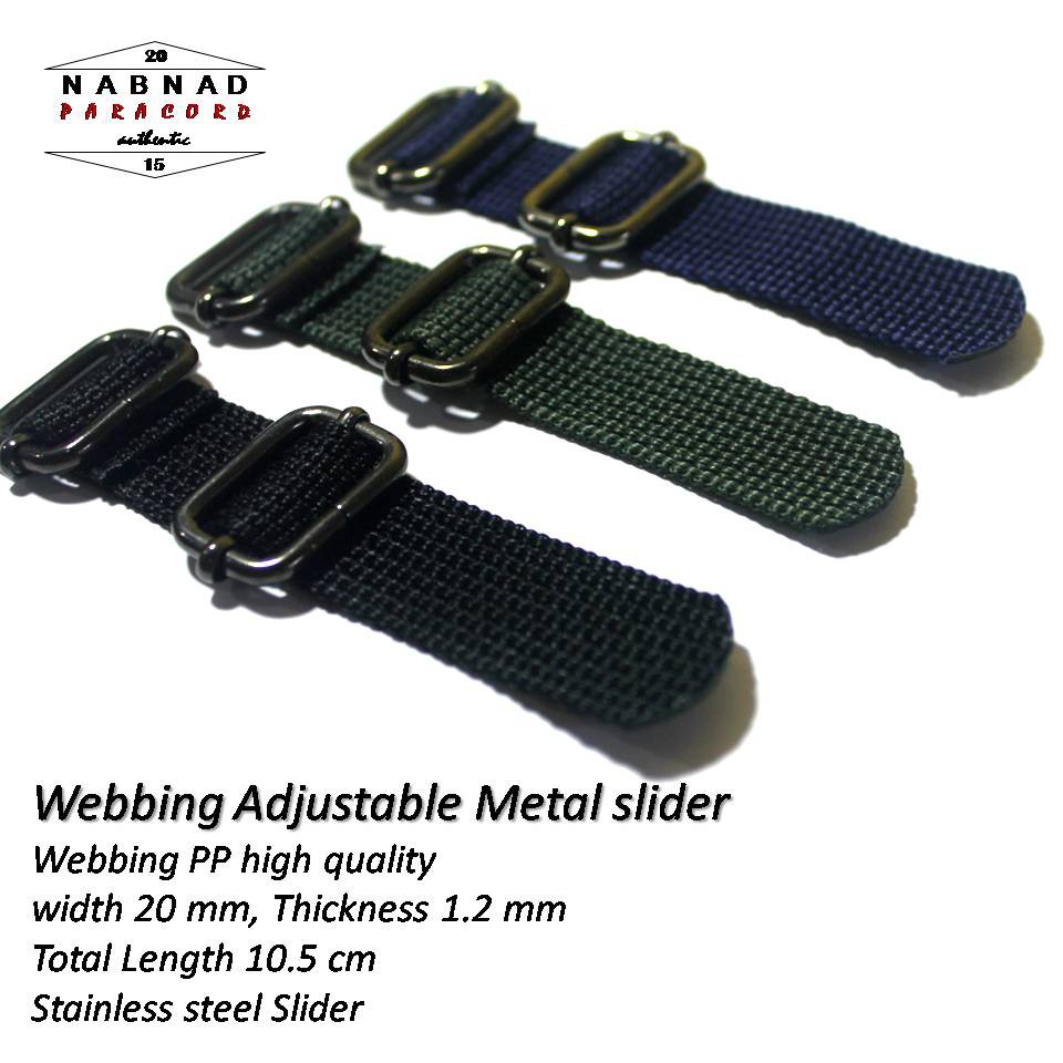 Jual Nabnad Buckle Pengait Strap Jam Paracord Webbing Slider Ring Jalan ...
