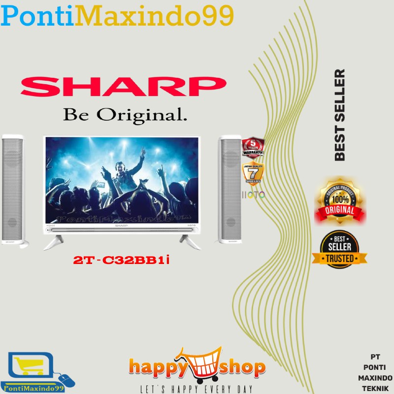 Jual SHARP AQUOS LED TV IOTO 2T-C32BB2i-TW 32 INCH | Shopee Indonesia