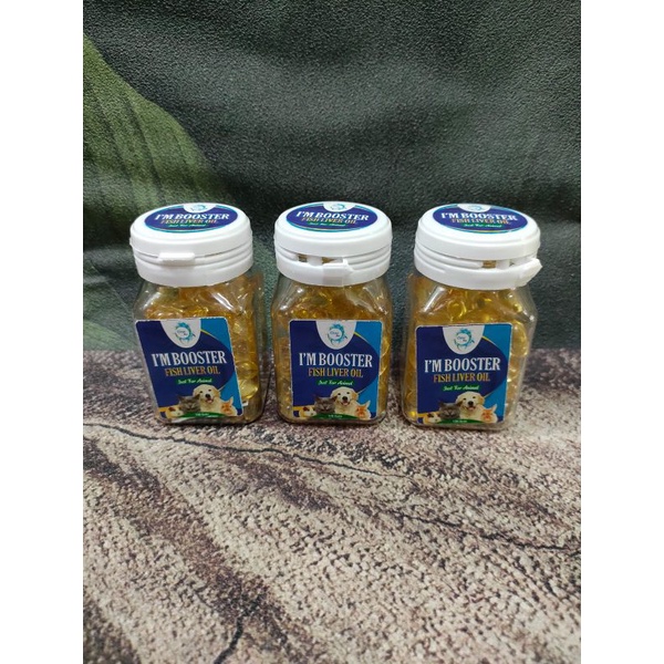 Jual I'M Booster Fish Liver Oil 100 Softgel / Minyak Ikan Hewan ...