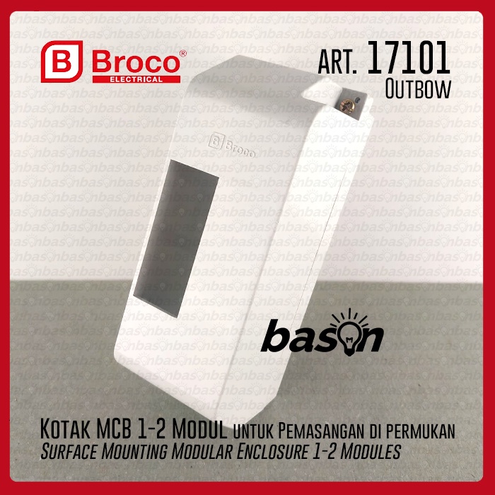 Jual BROCO MCB Box 17101 - Kotak MCB 1 - 2 Group Outbow - MCB Panel Tempel | Shopee Indonesia