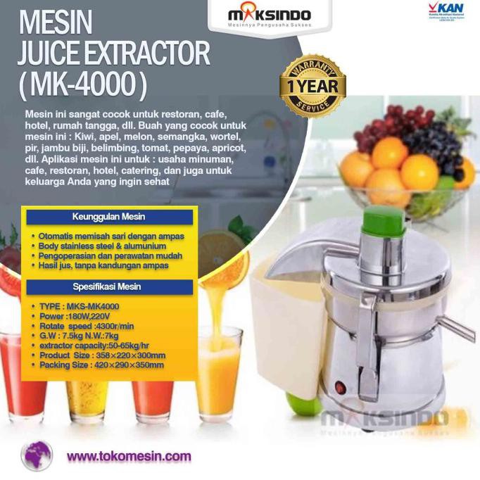 Jual Harga murah - Mesin Juice Extractor (MKS-MK4000) | Shopee Indonesia