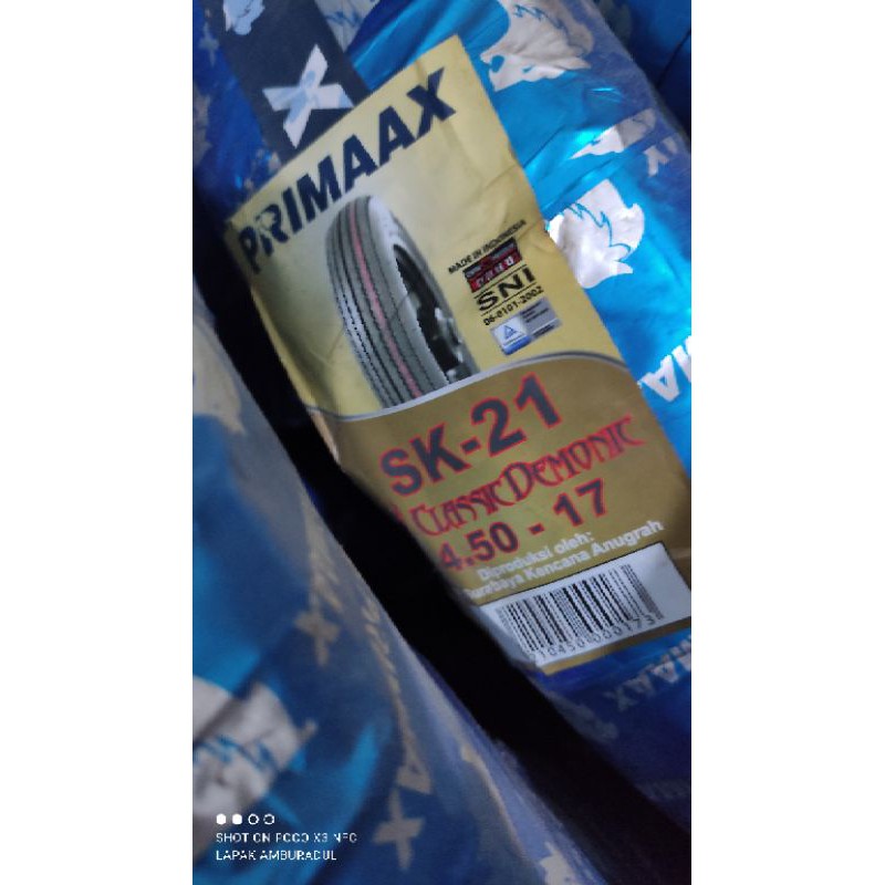 Jual ban primaax primax sk 21 450 - 17 classic salur motif shinko ...