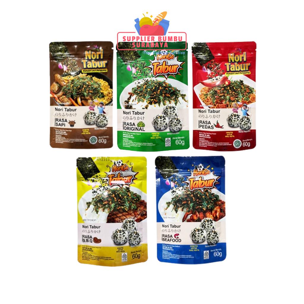 Jual Java Super Food Nori Tabur Rumput Laut Panggang 60g Original Pedas ...