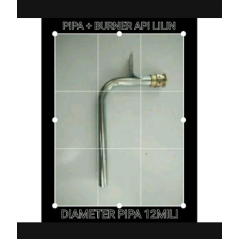 Jual Burner api lilin burner kecil burner tengah plus pipa kompor gas ...