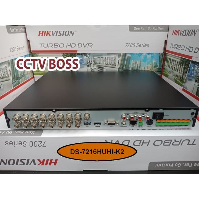 Jual DVR HIKVISION 16CH 5MP DS-7216HUHI-K2 HDTVI SERIES (4K & H265 ...