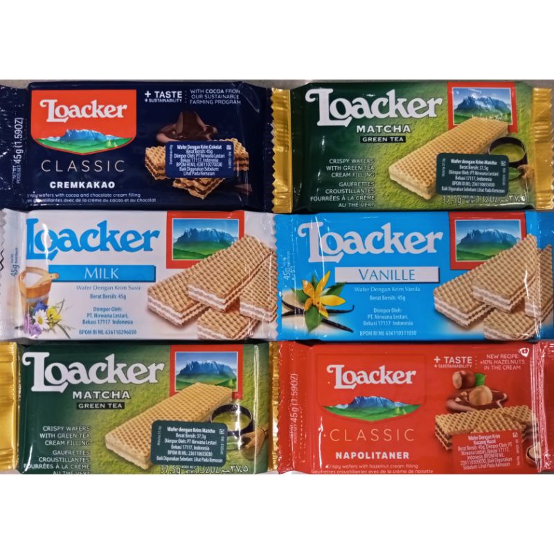 Jual loacker wafer 37,5gr | Shopee Indonesia