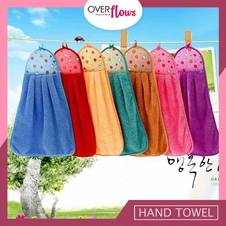 Jual OVERFLOWS.ID Lap Handuk Tangan Motif Apel Hand Towel Besar Lap ...