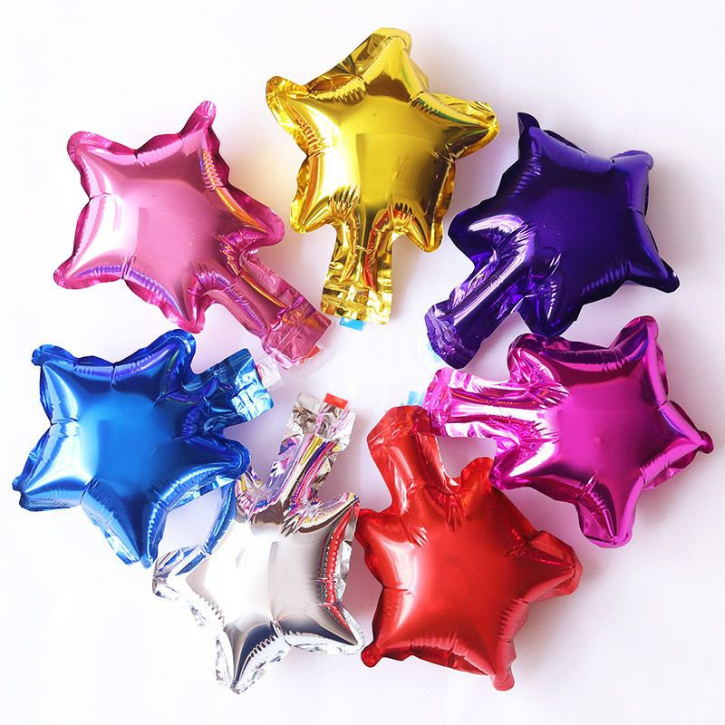 Jual Balon Foil Bintang Mini 5 Inch / Balon Bintang / Balon Star ...
