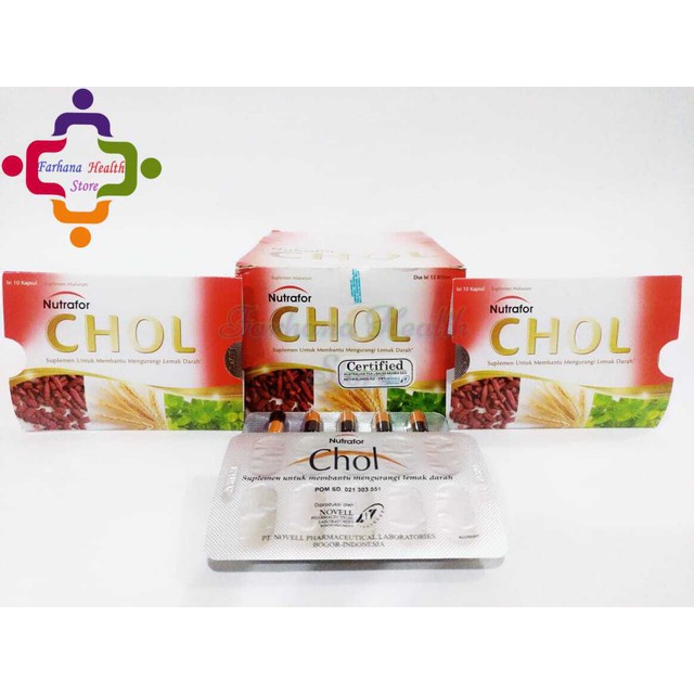 Jual Original CHOL / Suplemen Untuk Mengurangi Lemak Darah (Kolesterol ...