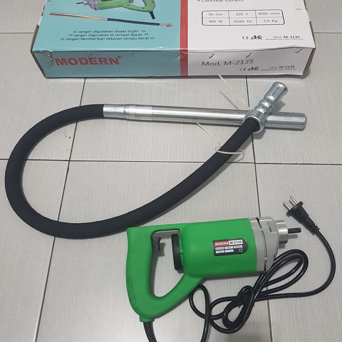 Jual Mesin Semen Cor Bor Concrete Vibrator Elektrik M-2135 Modern ...