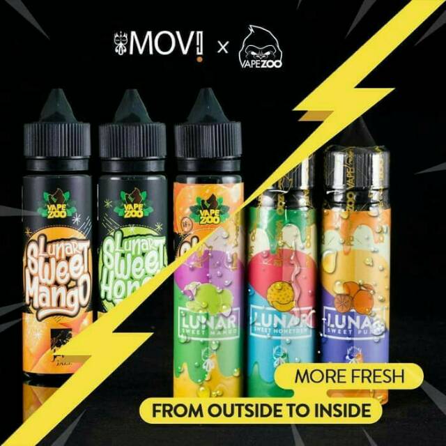 Jual Liquid vape Lunar Sweet Mango / Lunar Sweet Honeydew / Lunar Sweet ...