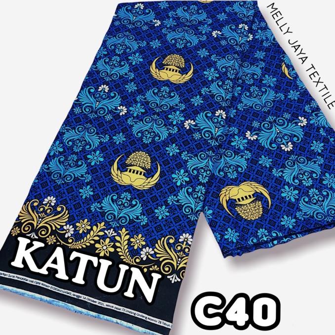 Jual Kain Batik Seragam Korpri Bahan Semi Sutra Dan Katun Meteran ...