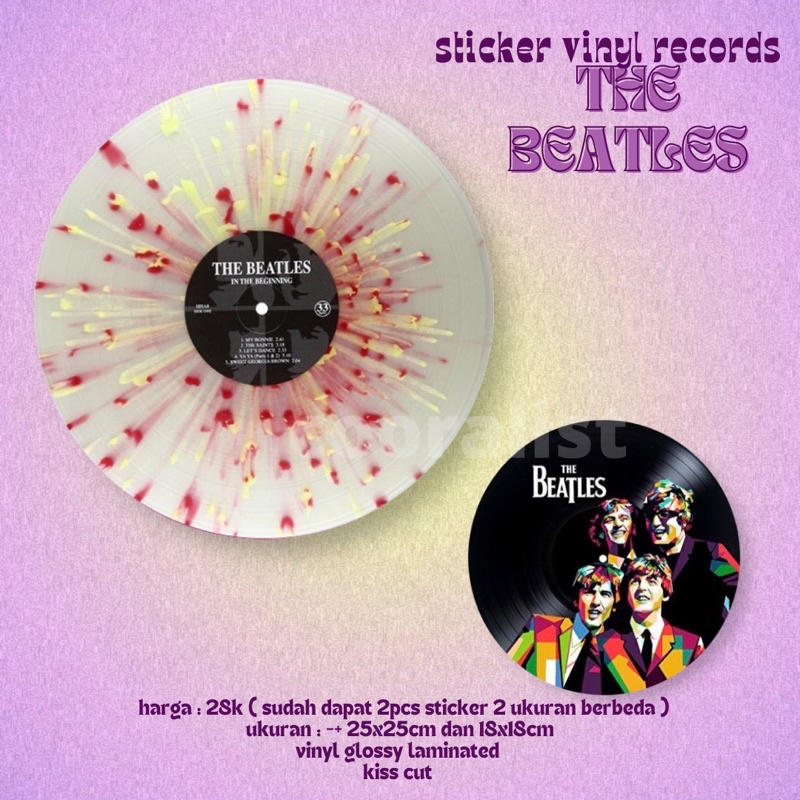 Jual [ sticker ] vinyl record aesthetic | Shopee Indonesia