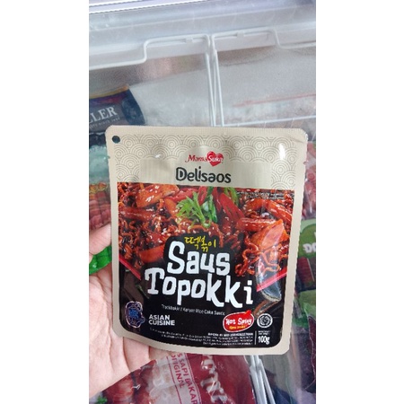 Jual saos toppoki Mama suka delisaos hot spicy 100g | Shopee Indonesia
