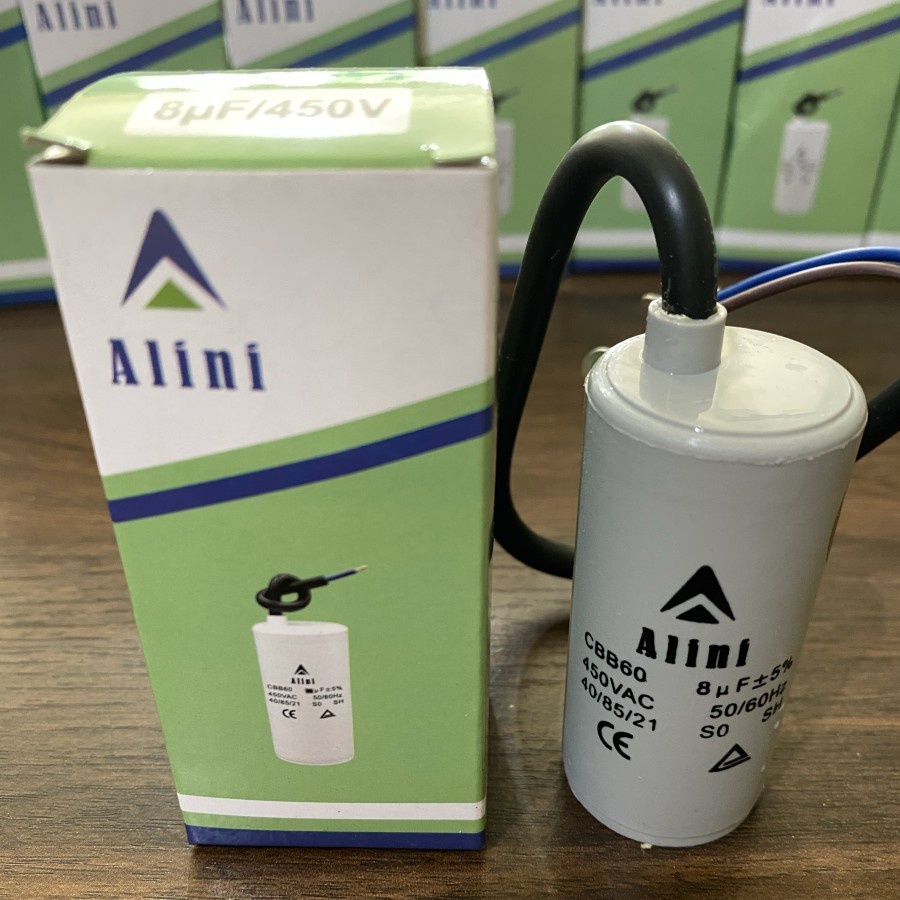 Jual Kapasitor Pompa Air 8 uF microfarad Bulat ALINI Capacitor | Shopee ...