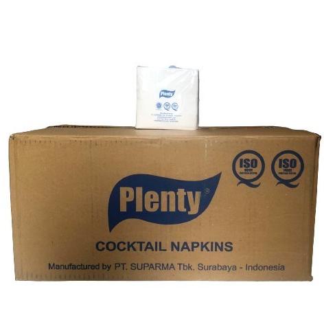 Jual paling diminati] WHITE TISSUE PLENTY Cocktail Napkins 2 ply 24 ...