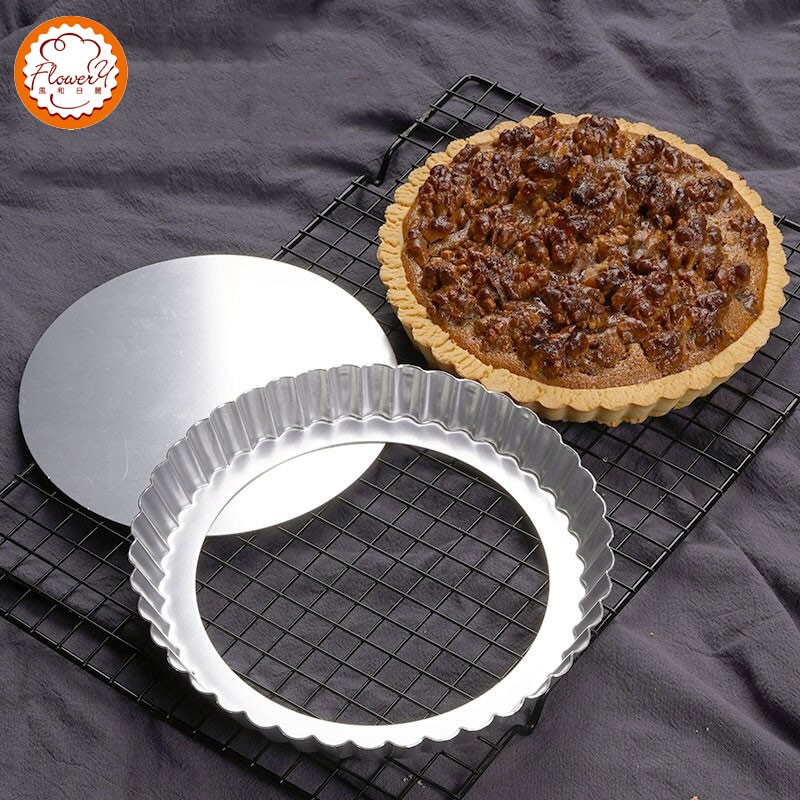 Jual Tart Pizza Mould Pie Pan Removable Bottom (ANODE) | Shopee Indonesia