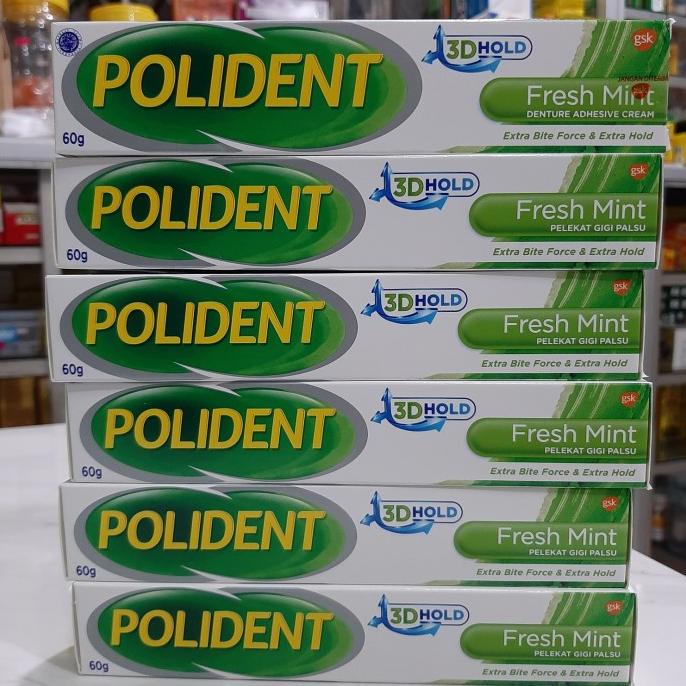 Jual [60GRAM] POLIDENT / POLYDENT / LEM GIGI 12 JAM / PEREKAT GIGI ...
