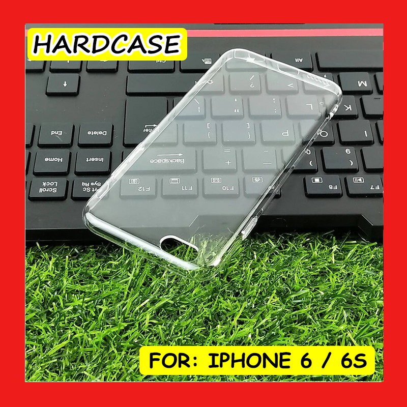 Jual iPhone 6 - 6s - Clear Hard Case Casing Cover Transparan Mika ...