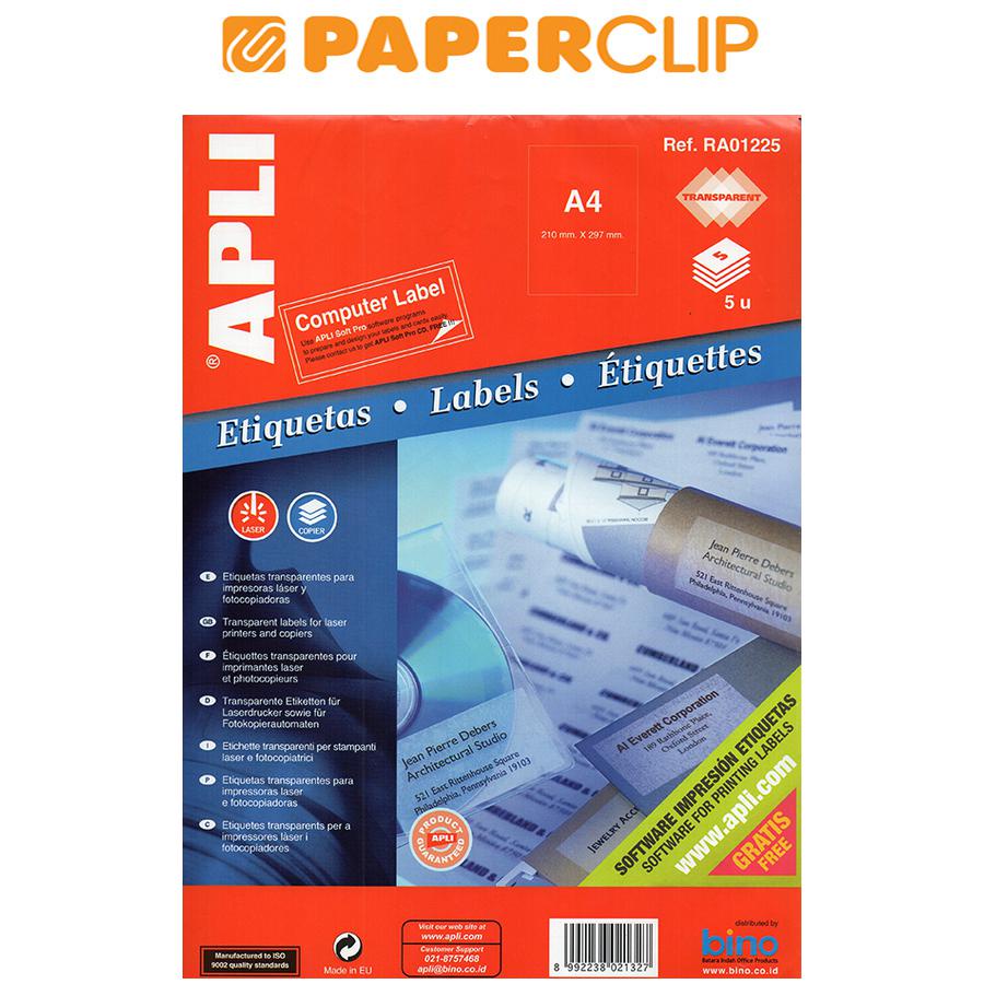 Jual LABEL APLI RA01225 210X297 ISI 5S | Shopee Indonesia