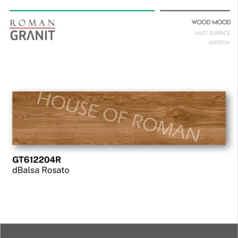 Jual Roman Granit kayu 60x15 dBalsa series dBalsa Rosato / granit kayu ...