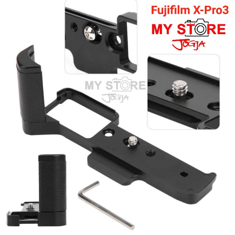 Jual Quick Release L Plate Vertical Bracket with Hand Grip Camera ...