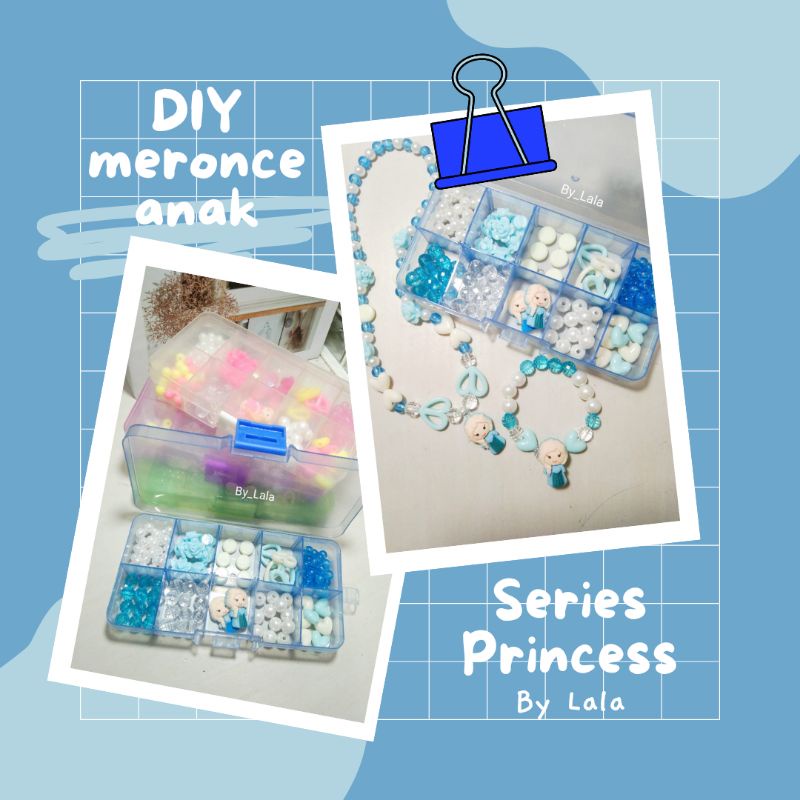 Jual DIY Manik Meronce anak kalung gelang / mainan edukasi kerajinan ...