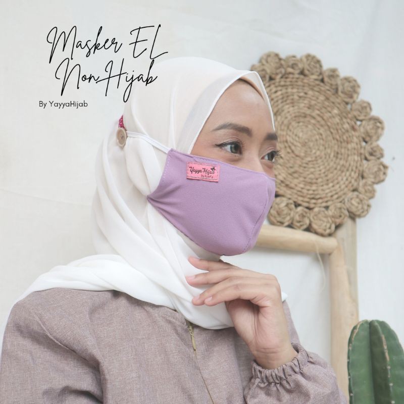 Jual Masker EL Non Hijab | Earloop Model Scuba | Duckbill | Shopee ...