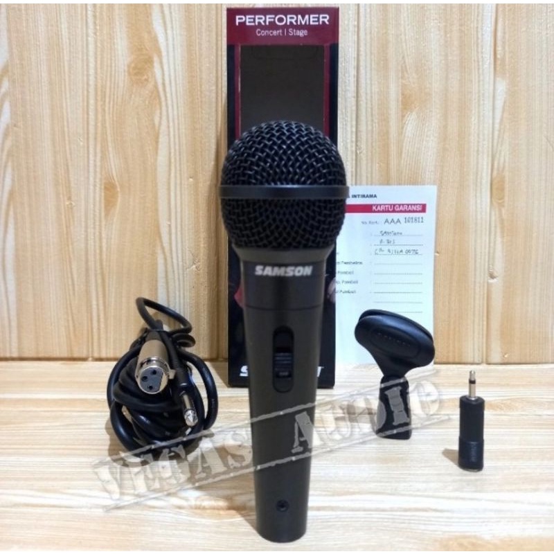 Jual SAMSON R31S DYNAMIC MICROPHONE ORIGINAL | Shopee Indonesia