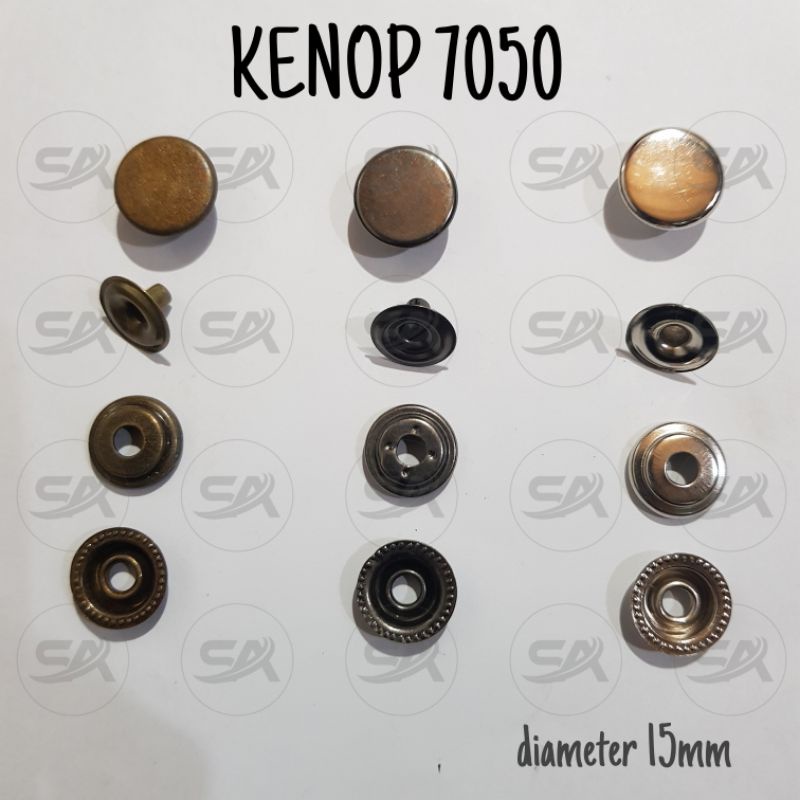Jual CETET 15MM KENOP 7050 T / CETET KENOP 15MM (BKS | 72 SET) | Shopee ...