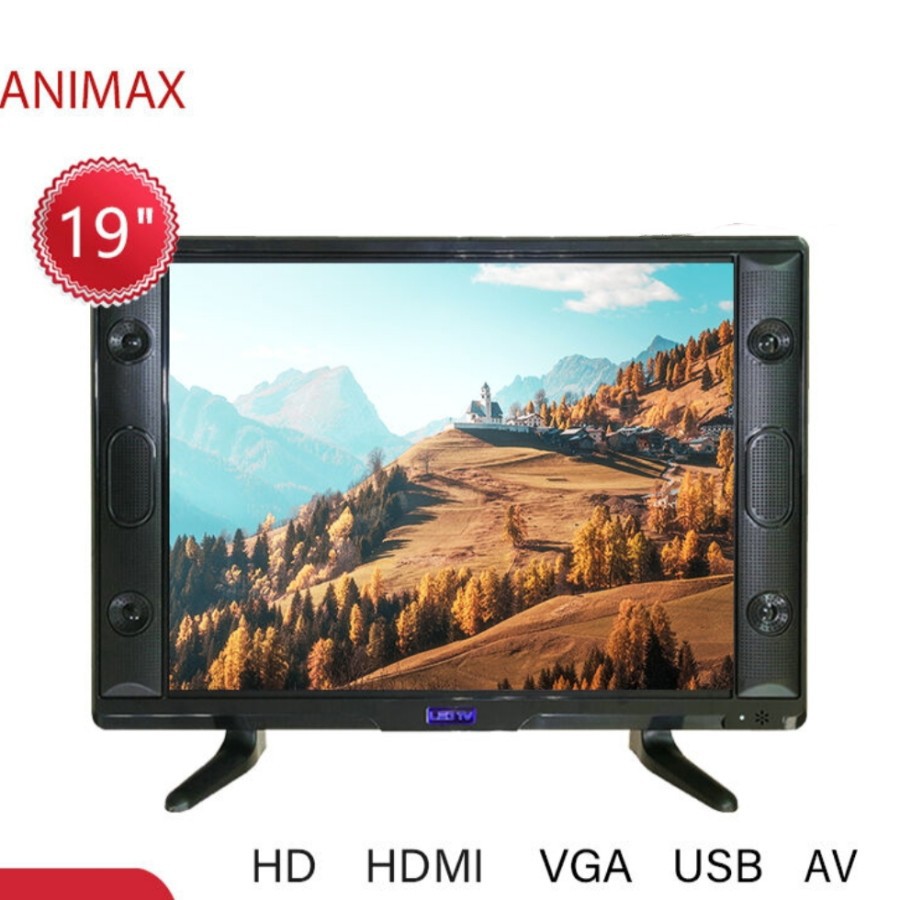 Jual TV LED 19INCH MURAH ANIMAX USB MOVIE VGA HDMI MONITOR 19INCH CCTV AV 19 INCH | Shopee Indonesia
