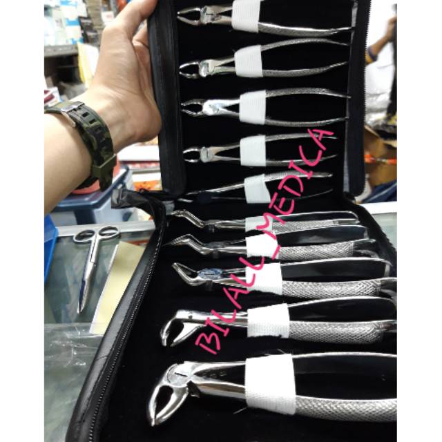Jual TANG GIGI SET 10 SET DENTAL SET DENTAL KIT PERALATAN GIGI ...
