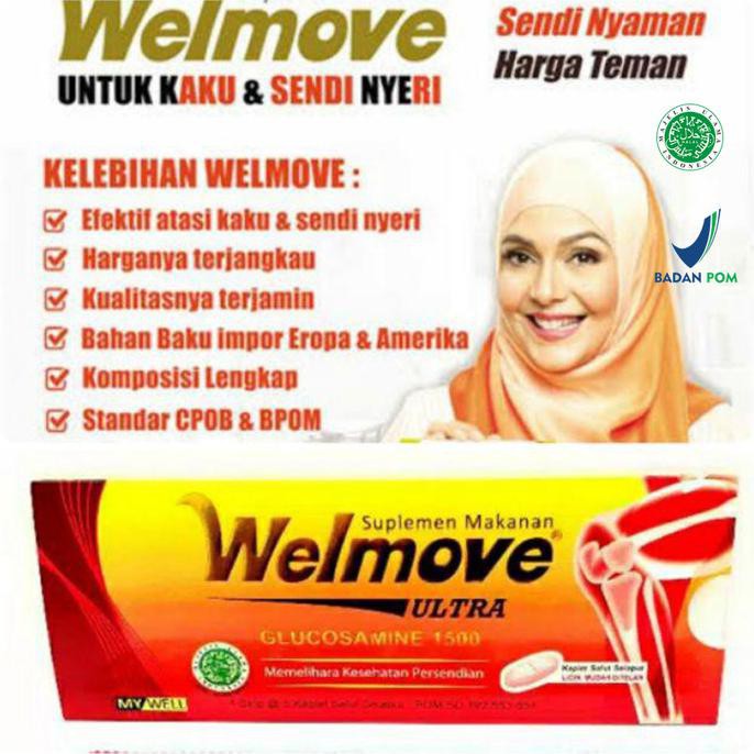 Jual BPOM Welmove Ultra Suplemen Makanan Isi 5 Kaplet / Vitamin Sendi ...