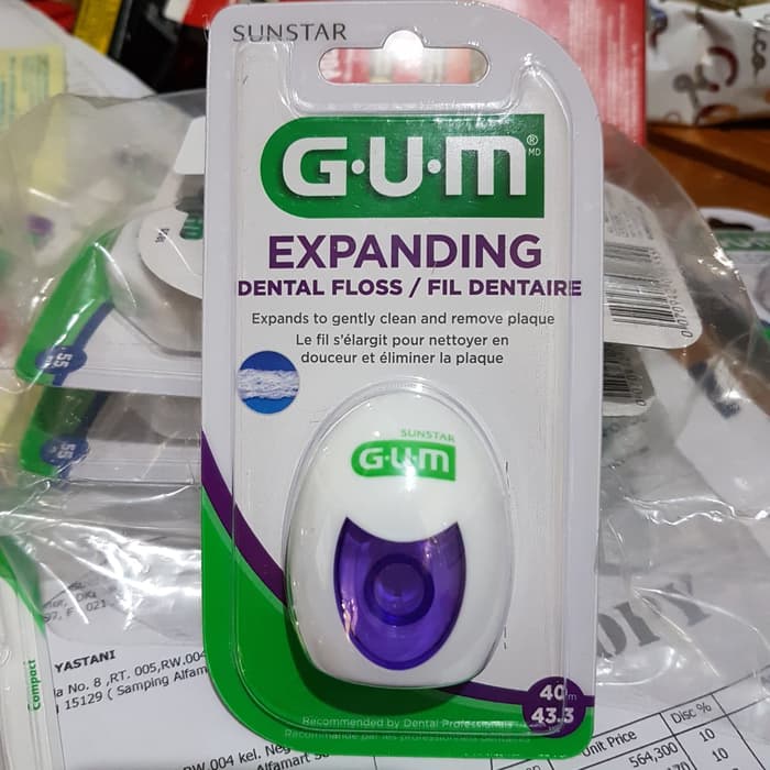 Jual GIGI-TUSUK-BENANG- GUM EXPANDING DENTAL FLOSS BENANG GIGI 40 METER ...