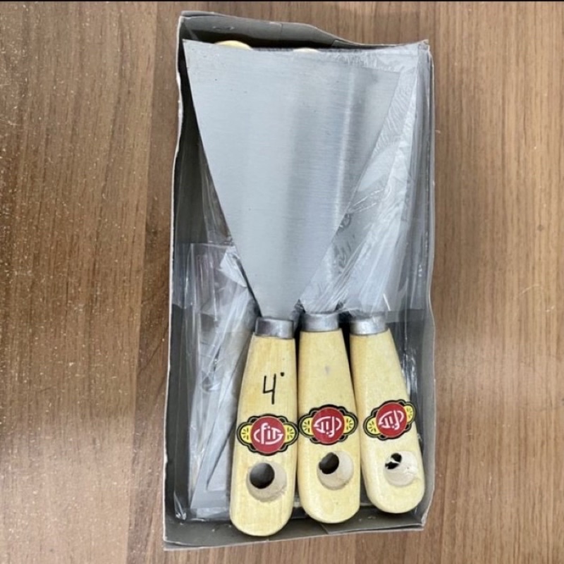 Jual Sekrap kape gagang kayu 4"inci scrap besi plat skrap dempul ...