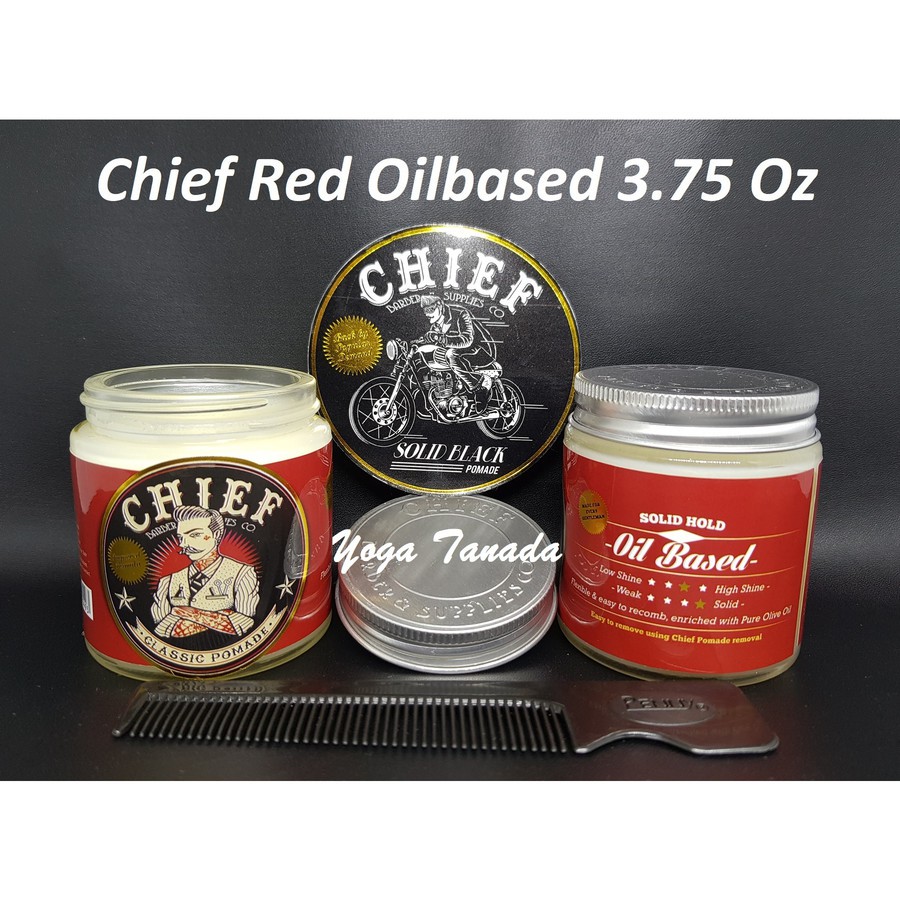 Jual CHIEF POMADE BLUE BLACK CLAY JUNIOR PANTHERA WATERBASED RED ...