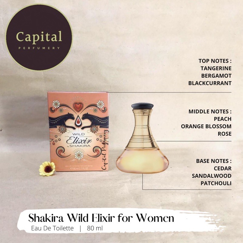 Jual Shakira WILD ELIXIR For Women EDT 80ml | Shopee Indonesia