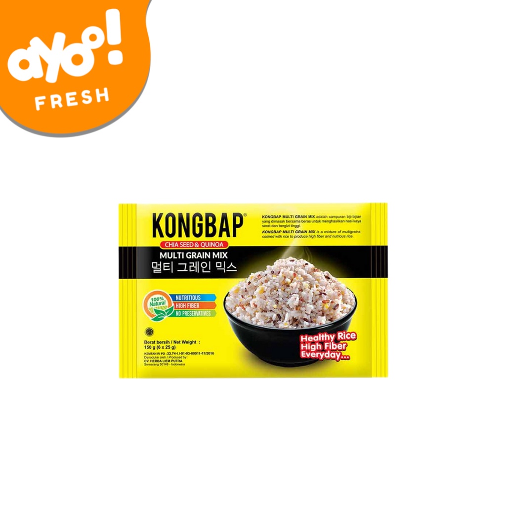 Jual Kongbap Multi Grain Mix Chiaseed Quinoa 150 g Pack | Shopee Indonesia