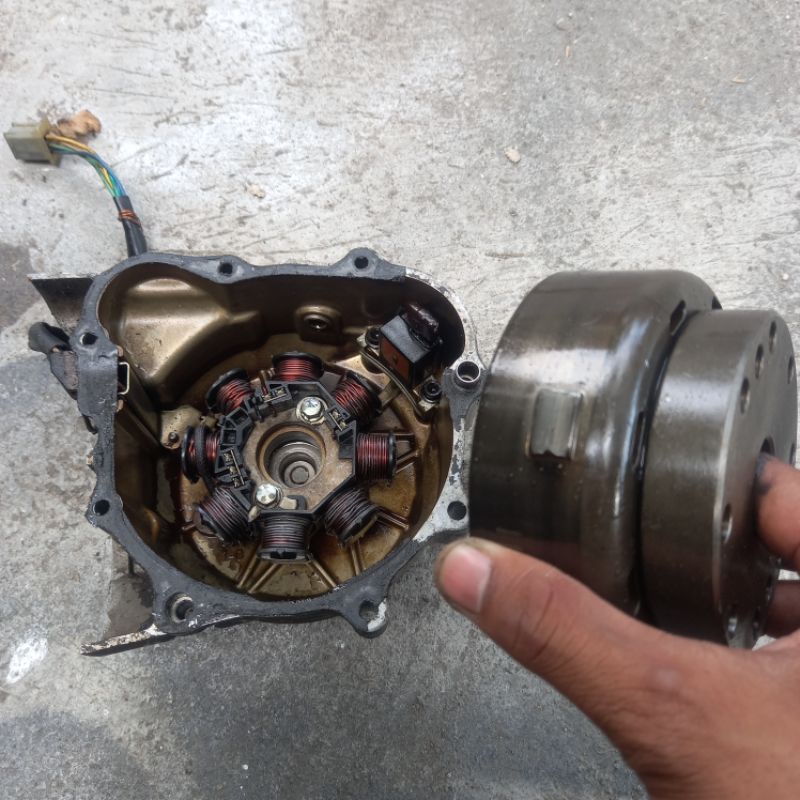 Jual bak mahnet Pengapian gl max set magnet spul fulser gl max original ...