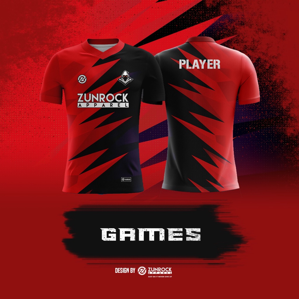 Jual jersey esports jersey gaming cutome nama logo mobile legend free ...