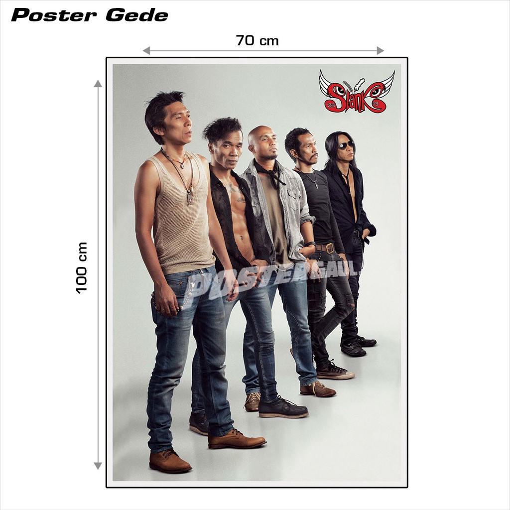 Jual [COD] Poster Gede SLANK #14B - ukuran 70 x 100 cm | Shopee Indonesia