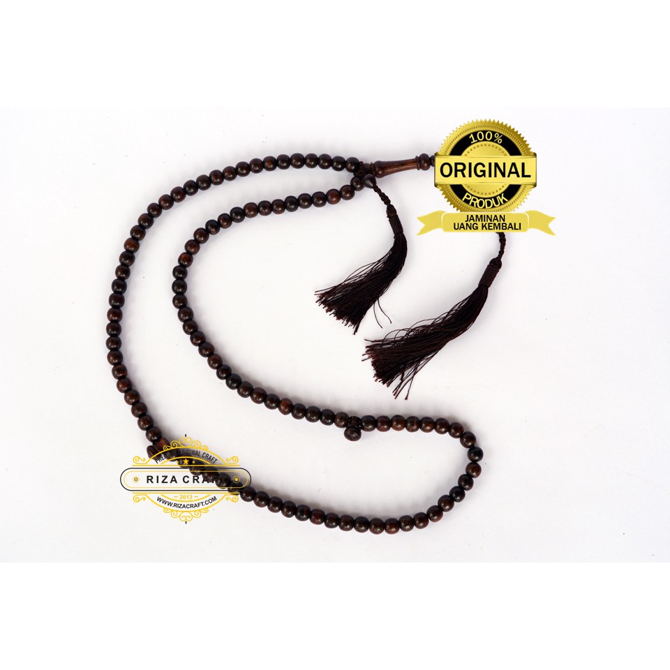 Jual Tasbih Kayu Galih Asem Asli Serat Unik Grade A 99 Butir ...