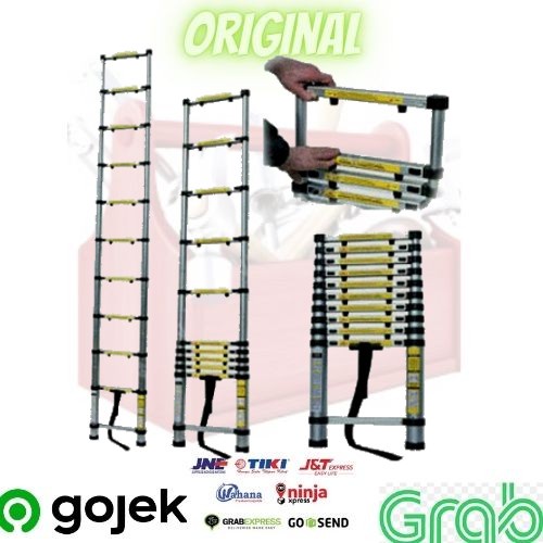 Jual Tangga teleskopik 3 meter XENON telescopic ladder 3M | Shopee ...