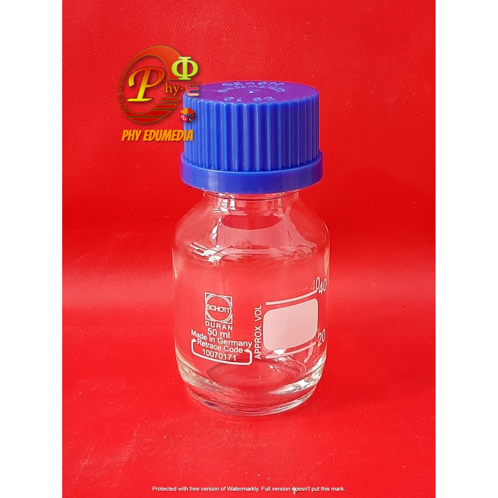 Jual Botol Laboratory 50ml / Botol Laboratorium 50ml / Botol Sampel ...