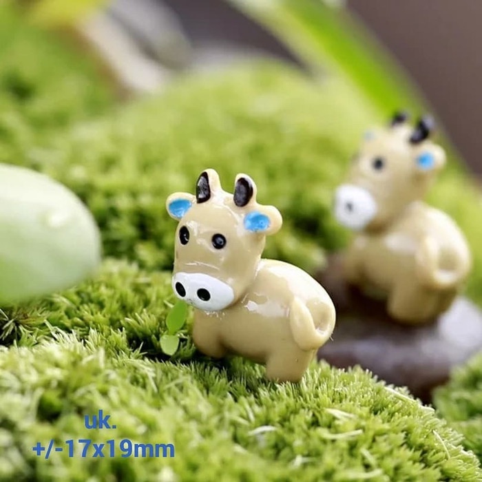 Jual Miniatur- Maket Miniatur Sapi Coklat -Miniatur. | Shopee Indonesia