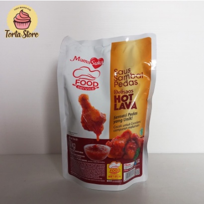 Jual MamaSuka Saus Sambal Hot Lava 1kg Saus Sambal Richeese | Shopee ...