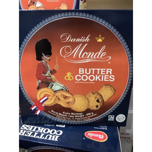 Jual Monde Danish 150gr & 908gr Butter Cookies Kukis Mentega Kaleng ...